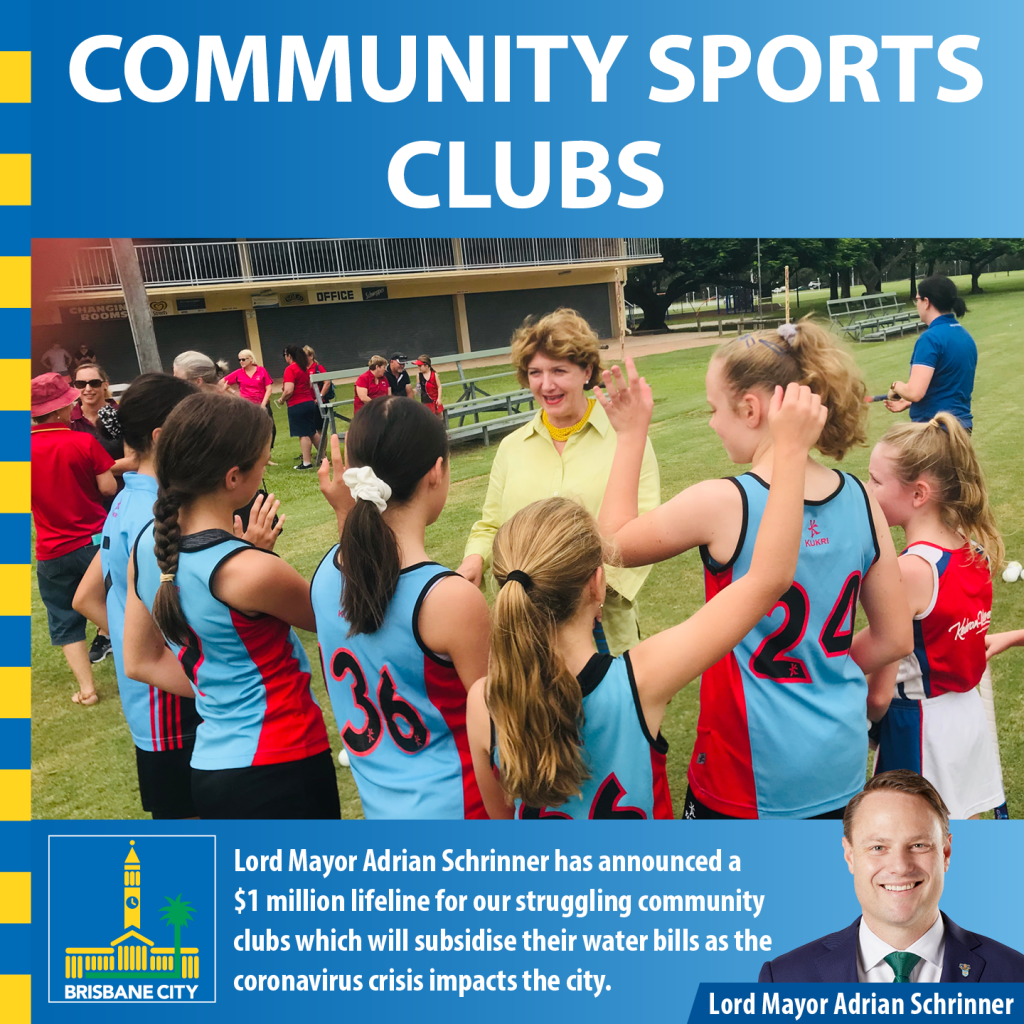 Council gives community sports clubs $1 million lifeline - Vicki Howard