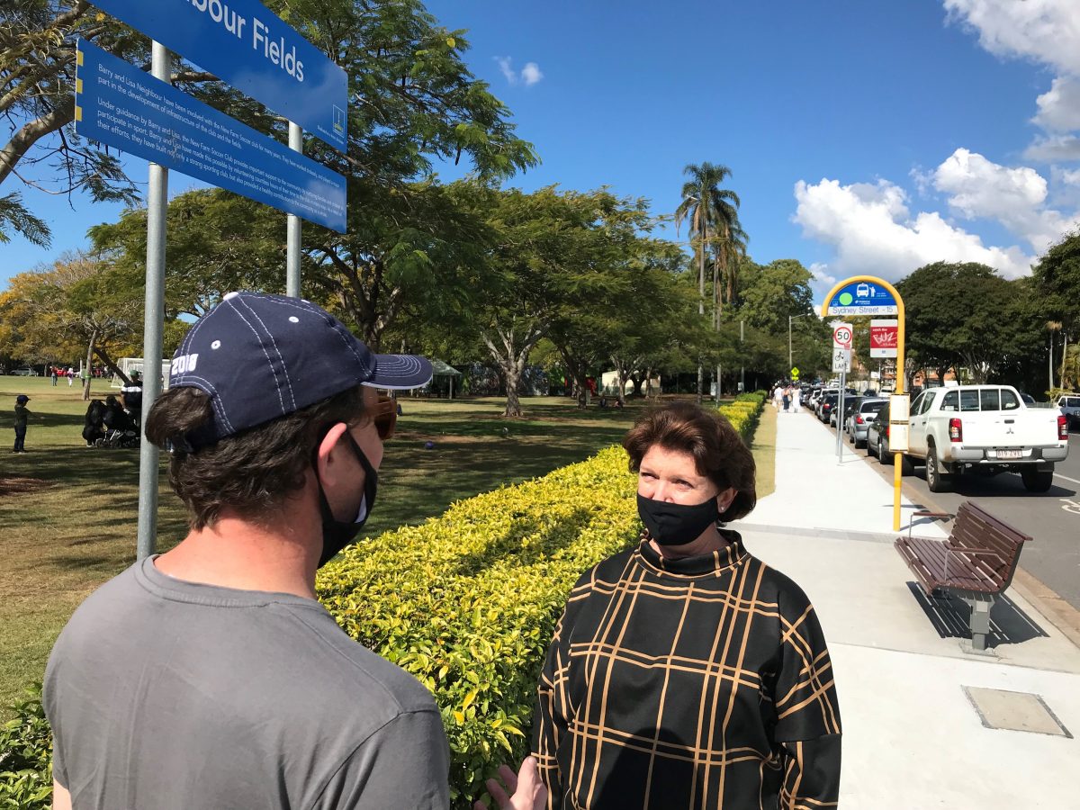 New and improved footpaths across Brisbane cover 15 Suncorp Stadiums